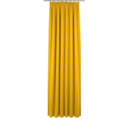 Vorhang WIRTH, B:132cm H:245cm, gelb, Jacquard, Polyester, Wohnzimmer, Gardinen, "Westport"