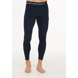 Endurance Damen Radhose "Power V2"schwarz, Gr. L, unifarben, 90% Polyester, 10% Elasthan, Hosen, mit reflektierenden Details