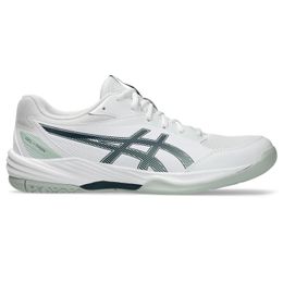 asics Damen Hallenschuh "GEL-TASK 4", Gr. 46, wei&szlig;, Synthetik, Schuhe, f&uuml;r Hallensport