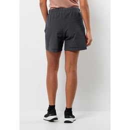 Jack Wolfskin Damen Fahrradhose "BIKE COMMUTE SHORTS W", grau, Gr. S, OBERSTOFF: 89% POLYESTER, 11% ELASTHAN; Futter: 100% POLYESTER, Hosen