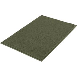Badematte Kleine Wolke, H:15mm, grün, Baumwolle, Badematten, "Kansas", Badteppich, Uni Farben, reine Baumwolle, waschbar