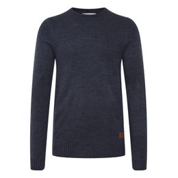 11 Project Herren Strickfleece-Pullover "Strickpullover PRNoel", blau, Gr. S, Obermaterial: 100% Polyacryl PAN., Pullover