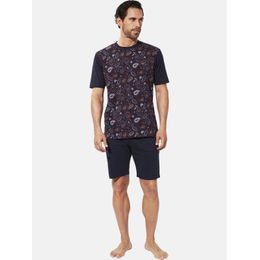 Babista Herren Shorty "Kurzer Schlafanzug EMARIO", Gr. L, blau, Obermaterial: 100% Baumwolle CO., Homewear-Sets