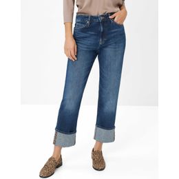 Brax Damen 5-Pocket-Jeans "Style MADISON S", blau, Gr. 44, Denim/Jeans, 95% Baumwolle, 3% Elastomultiester, 2% Elasthan, Jeans