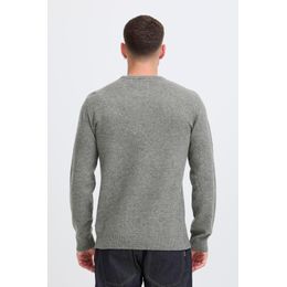 Blend Damen Strickpullover "BHBRANKO CREW KNIT"griffin melange, Gr. XXXL, meliert, unifarben, Strick, Obermaterial: 60% Wolle, 40% Nylon, Pullover