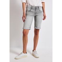 Street One Damen Comfort-fit-Jeans, grau, Gr. 34, unifarben, Jeans, 63% Baumwolle, 25% Polyester, 10% Viskose, 2% Elasthan, Jeans, 5-Pocket-Style
