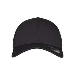 Flexfit Damen Flex Cap "Flexfit Accessoires Flexfit 3D Hexagon Jersey Cap"schwarz, Gr. S, unifarben, 100% Polyester, Caps