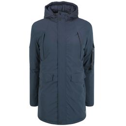 !Solid SOLID Herren Langmantel "Parka SDMaver", blau, Gr. XL, Obermaterial: 100% Polyester PES., Mäntel