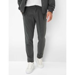 Brax Herren Chinohose "Style TINO", grau, Gr. 33, Web, 66% Polyester, 28% Viskose, 6% Elasthan, Hosen