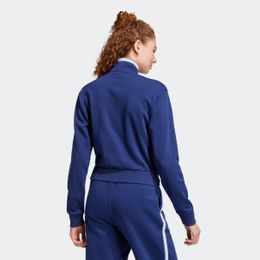Damen Sweatshirt "W CB 14ZIP", blau, Gr. L, adidas Sportswear, Obermaterial: 55% Baumwolle, 36% Polyester, 9% Viskose, Sweatshirts