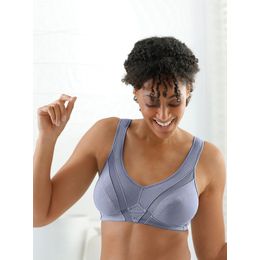 wäschepur WÄSCHEPUR Damen Bügelloser BH, Gr. 80, blau, 95% Modal, 5% Elasthan, BHs