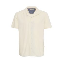 Blend Herren Kurzarmshirt "Kurzarmhemd BHBOBBY Shirt cuba", beige, Gr. XL, Obermaterial: 55% Leinen LI. 45% Viskose CV., Hemden