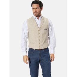 Babista Herren Funktionsweste "Weste BALDUINO", beige, Gr. 58, Obermaterial: 55% Leinen LI. 45% Baumwolle CO., Westen