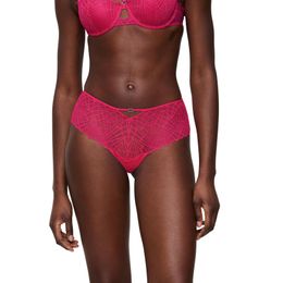 Triumph Damen Hipster "That Night In Vegas", Gr. 38, pink, Mesh, Obermaterial: 80% Polyamid, 20% Elasthan, Unterhosen, grafische Spitze, Mesh,