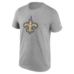 Fanatics Damen T-Shirt "Fanatics T-Shirt New Orleans Saints Primary Logo Graphic", grau, Gr. XXL, 100% Baumwolle, Shirts