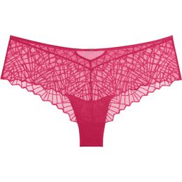 Triumph Damen Hipster "That Night In Vegas", Gr. 42, pink, Mesh, Obermaterial: 80% Polyamid, 20% Elasthan, Unterhosen, grafische Spitze, Mesh,