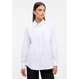 Eterna Damen Hemdbluse "OVERSIZE FIT"off, wei&szlig;, Gr. 48, 100% cotton, Blusen