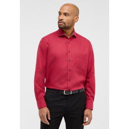 Eterna Herren Langarmhemd "MODERN FIT"rot, Gr. 48, 100% Baumwolle, Hemden, NON IRON (b&uuml;gelfrei)
