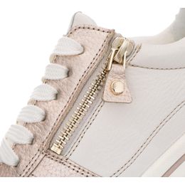 Ara Damen Keilsneaker "SAPPORO", Gr. 3, beige, Glattleder, Schuhe, Keilsneaker, Schn&uuml;schuh in Komfortweite H (= sehr weit)