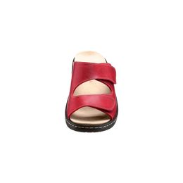 CLASSIC Damen Pantolette, Gr. 38, rot, Lederimitat, Schuhe