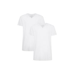 Bamboo basics Damen T-Shirt "T-Shirt VELO 2er Pack", weiß, Gr. XXL, Obermaterial: 68% Viskose CV. 28% Baumwolle CO. 4% Elasthan EL., Shirts