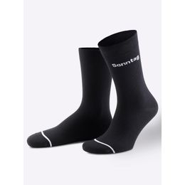 w&auml;schepur W&Auml;SCHEPUR Damen Socken, Gr. 1, schwarz, 80% Baumwolle, 18% Polyamid, 2% Elasthan, Socken