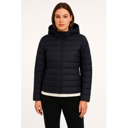 Only Damen Outdoorjacke "ONLABBIE QUILTED HOOD JACKET OTW ZL", blau, Gr. XS, unifarben, Web, Obermaterial: 100% Polyamid, Jacken