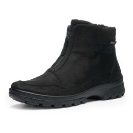Ara Damen Winterstiefelette "SAAS FEE", Gr. 4,5, schwarz, Lederimitat, unifarben, Schuhe, Snowboots, Winterstiefel mit Gore-Tex