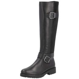 Remonte Damen Stiefel "Remonte Stiefel Glattleder", Gr. 38, schwarz, Glattleder, Schuhe