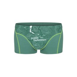 Ein sch&ouml;ner Fleck Erde Damen Boxershorts "Boxershort 1er Pack", EIN SCH&Ouml;NER FLECK ERDE, Gr. M, gr&uuml;n, Obermaterial: 95% Baumwolle CO(Bio). 5% Elasthan EL., Unterhosen