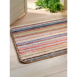 Fu&szlig;matte, B:60cm H:1mm L:180cm, bunt, Kunstfaser, Polyester, Au&szlig;enbereich, Teppiche