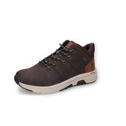 Herren Sneaker, Dockers by Gerli, Gr. 43, braun, Lederimitat, Schuhe, Schnürschuh, Freizeitschuh mit DOCK-Tex