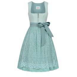 N&uuml;bler N&Uuml;BLER Damen Dirndl "Dirndl midi Gundi", blau, Gr. 38, Obermaterial: 100% Polyester PES., Kleider