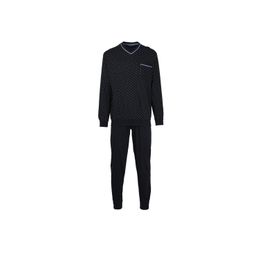 G&ouml;tzburg G&Ouml;TZBURG Herren Schlafanzug "Pyjama", Gr. XL, blau, Obermaterial: 100% Baumwolle CO., Homewear-Sets