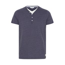 !Solid SOLID Herren Layershirt "Layershirt SDDorian", blau, Gr. L, Obermaterial: 60% Baumwolle CO. 40% Polyester PES., Shirts