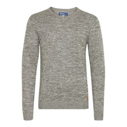 Blend Herren Strickfleece-Pullover "Strickpullover BHDansel", grau, Gr. L, Obermaterial: 50% Baumwolle CO. 50% Polyacryl PAN., Pullover
