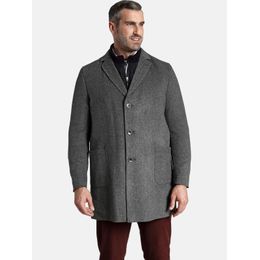 CHARLES COLBY Herren Allwetterjacke "Mantel EARL VAUGHAN", grau, Gr. 82, Obermaterial: 70% Polyester COOLMAX PES(Coolmax). 30% Wolle mw., Jacken