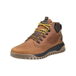 JEEP Herren Trekkingschuh "JEEP Sneaker Leder/Textil", Gr. 42, braun, Leder, Textil, Schuhe