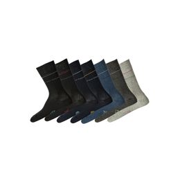 Tom Tailor Herren Kurzsocken "Socken 7er Pack", Gr. 39, blau, Obermaterial: 77% Baumwolle CO. 20% Polyamid PA. 3% Elasthan EL., Socken