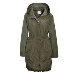 GOLDNER Damen Kurzjacke "Trendiger leichter Regen Parka aus funktionalem Material", gr&uuml;n, Gr. 46, Obermaterial: 100% Polyamid PA., Jacken