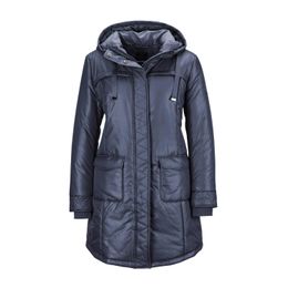 GOLDNER Damen Winterjacke "Kurzgr&ouml;&szlig;e Anorak", blau, Gr. 22, Obermaterial: 100% Polyester PES., Jacken