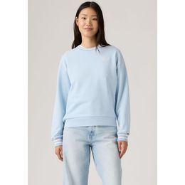 Levi's LEVI'S Damen Sweatshirt "GR HERITAGE SPORT", blau, Gr. S, Sweatware, Obermaterial: 100% Baumwolle, Sweatshirts, mit Stickerei im Front- und