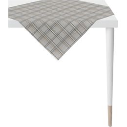 Mitteldecke Apelt, B:100cm L:100cm, grau, Baumwolle, Tischdecken, "9538 CHALET STYLE", Digitaldruck