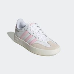 Sneaker "BARREDA", adidas Sportswear, Gr. 42,5, weiß, Leder, Synthetik, Schuhe, Design auf den Spuren des adidas Handball Spezial
