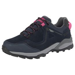 Jack Wolfskin Damen Wanderschuh "SUNSET HIKE TEXAPORE LOW W", Gr. 37, blau, Leder, Textil, Schuhe, wasserdicht, Trekkingschuh