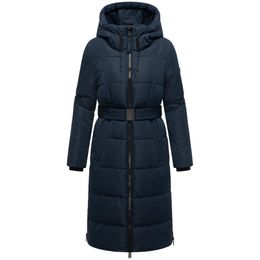 Navahoo Damen Steppmantel "Herbstnebel 14", blau, Gr. M, Obermaterial: 100% Polyester. Innenfutter: 100% Polyester. Wattierung: 100% Polyester.