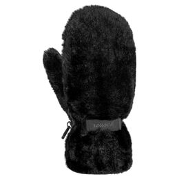 Reusch Damen F&auml;ustlinge "Molly R-TEX XT Mitten", schwarz, Gr. 7, unifarben, 96% Polyester, 3% Lederimitat, 1% Elasthan, Handschuhe, mit wind- und