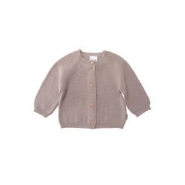 Liliput M&auml;dchen Strickjacke, braun, Gr. 56, unifarben, 100% Baumwolle, Strickjacken, mit niedlicher Holzknopfleiste