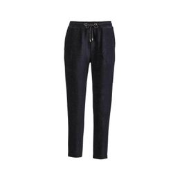 GOLDNER Damen 2-in-1-Hose "Kurzgr&ouml;&szlig;e L&auml;ssige Casualhose SARA mit Tunnelzug", schwarz, Gr. 22, Obermaterial: 70% Baumwolle CO. 25% Polyester PES. 5%