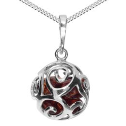 OSTSEE-SCHMUCK Damen Kette mit Anh&auml;nger "OSTSEE-SCHMUCK Kette mit Anh&auml;nger Svenja", 60cm, Silber 925 (Sterlingsilber), L: 42, silber, Silber 925